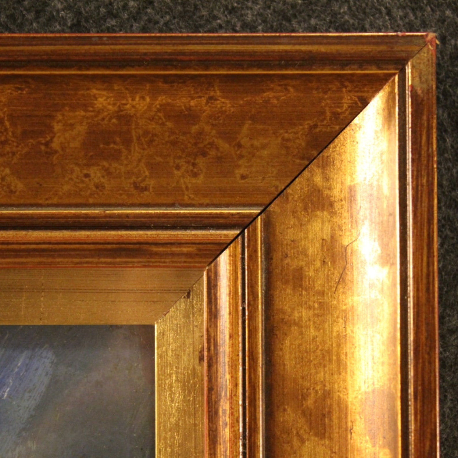 Painting Framework With Frame Lady Portrait Signed Mixed Media Antique ...