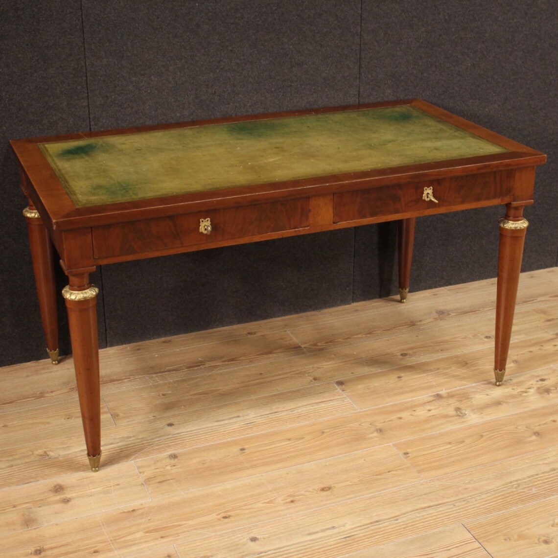 Writing Desk Table Escritoire Furniture 2 Drawers Antique - Etsy