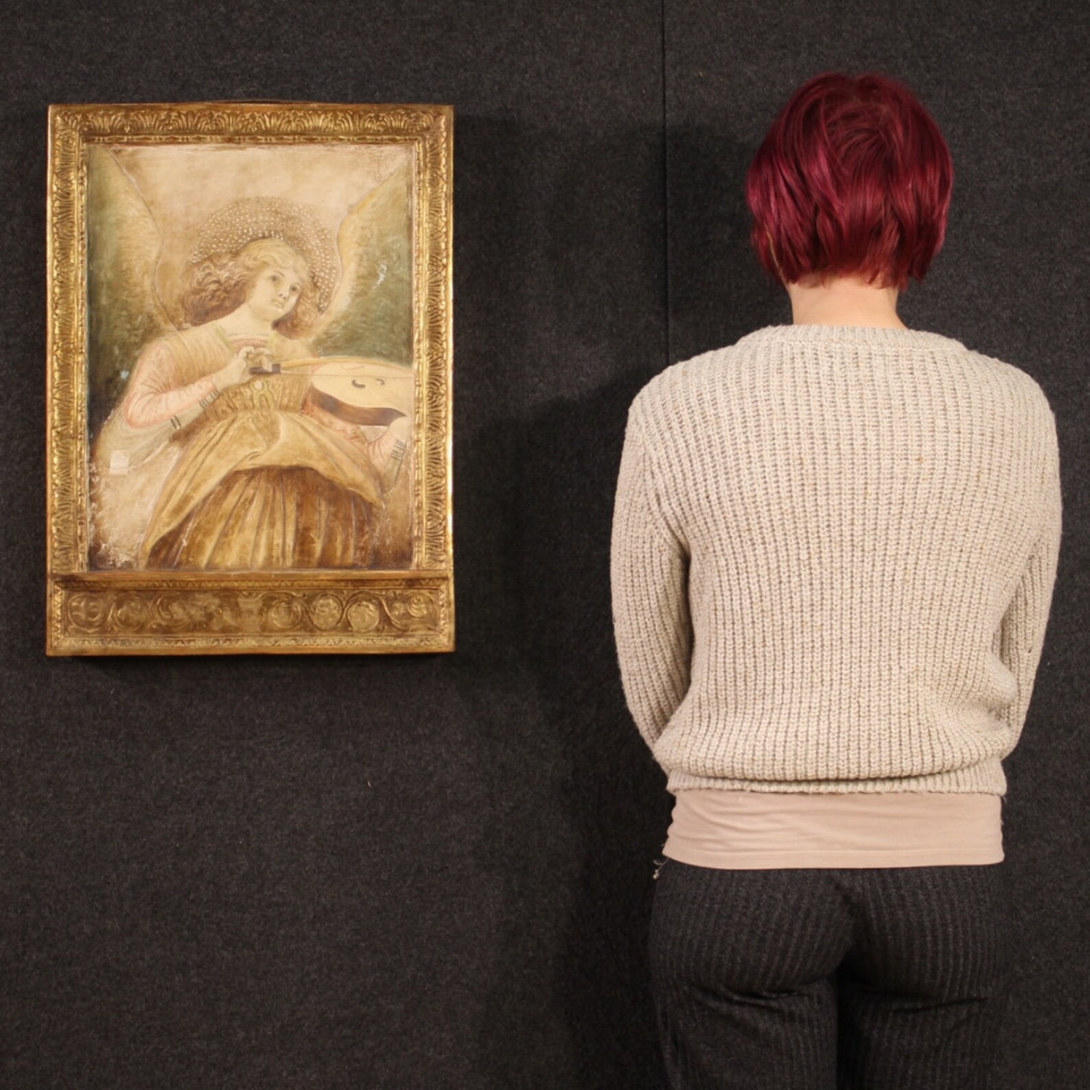 Terracotta Angel Terra Di Signa Stamped Bas-relief Sculpture - Etsy