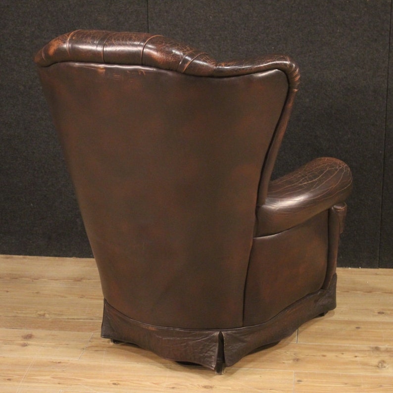 Armchair Chester Furniture Lounge Chair Living Room Brown - Etsy