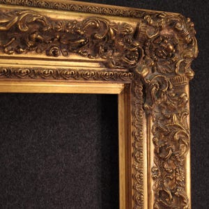 Great Italian Frame in Golden Wood Antique Style Furniture 20th Century ...