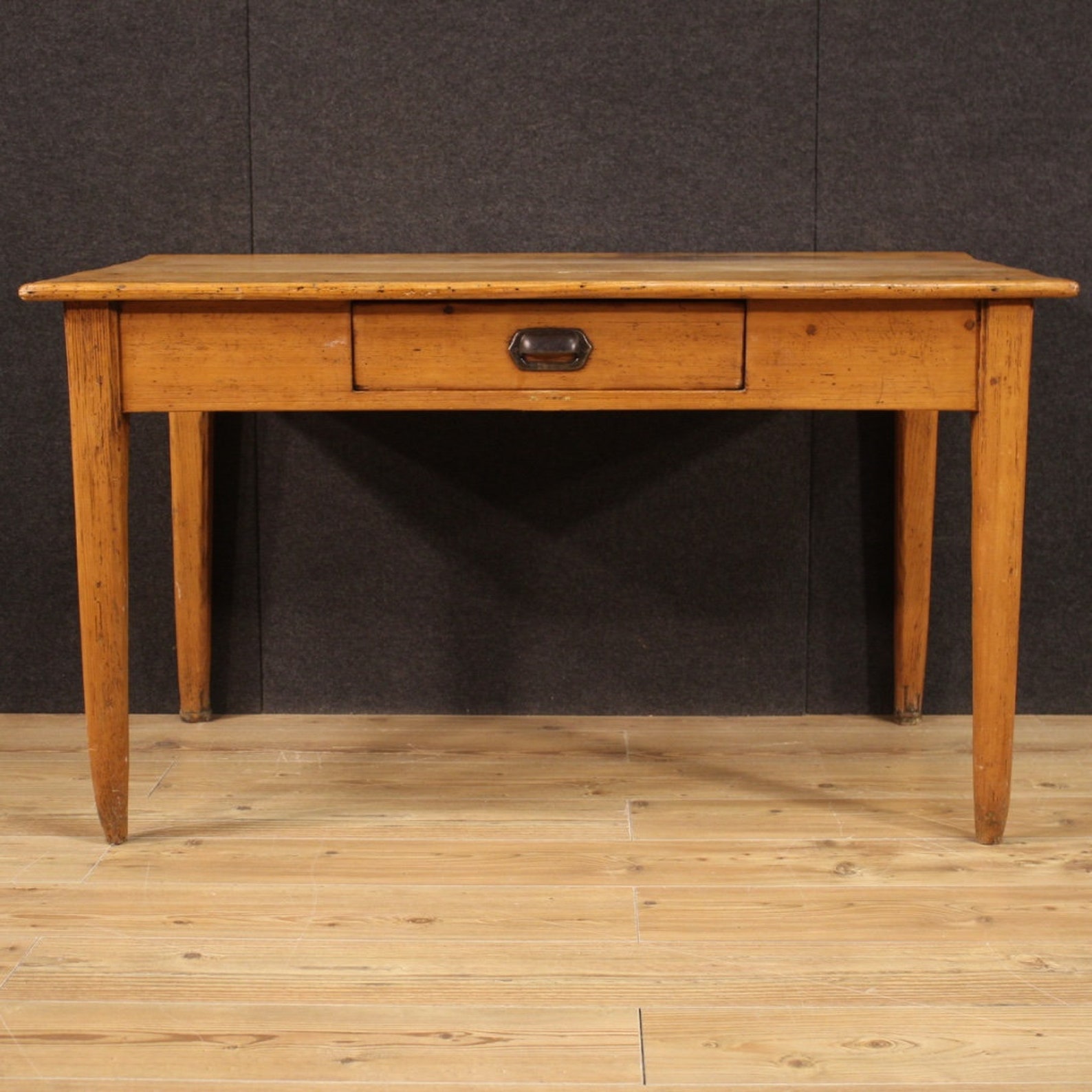 Table Design Writing Desk Furniture Rustic in Wood 1 Drawers Modern 900 ...