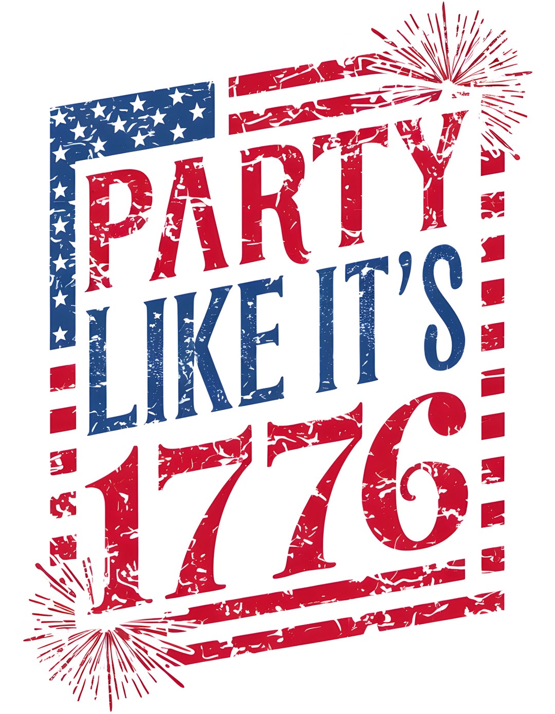 Party Like It's 1776 SVG PNG 4th of July America Pride USA Memorial Day ...