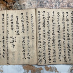 Vintage Tribal Home-made Dao Ritual Book in the North of Vietnam - Etsy