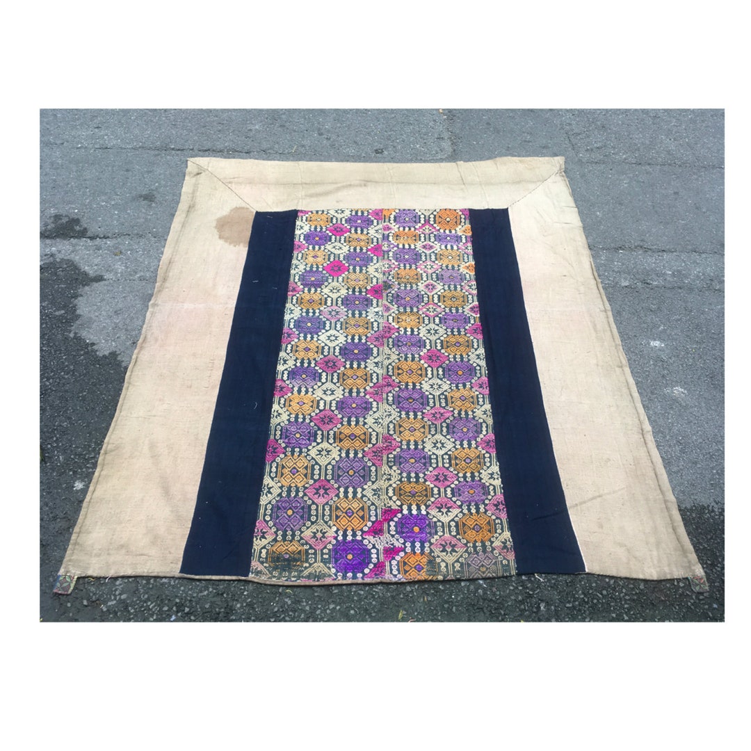 Vintage Tribal Tay Textile Blanket in Ha Giang Area,north of Vietnam - Etsy