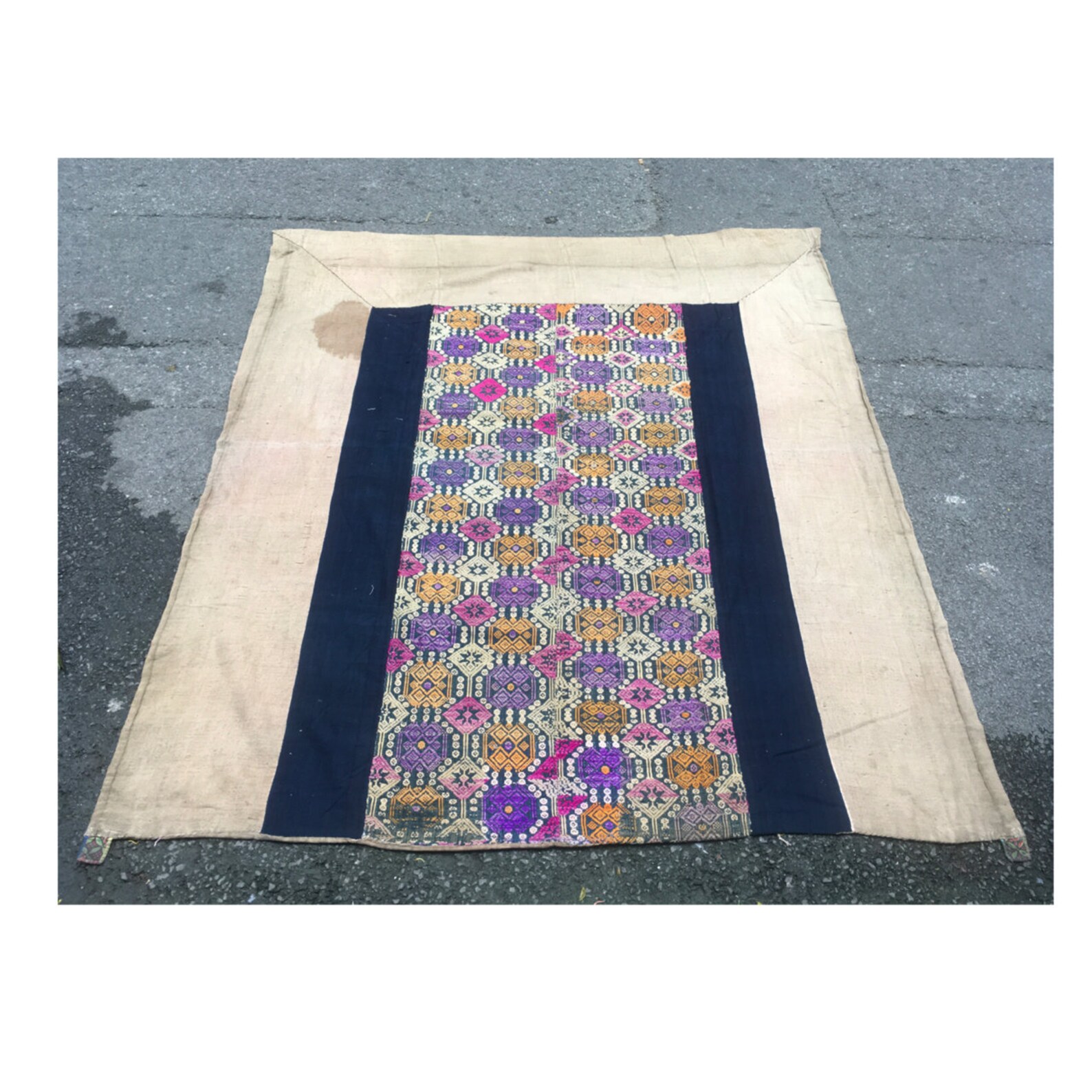 Vintage Tribal Tay Textile Blanket in Ha Giang Areanorth of - Etsy