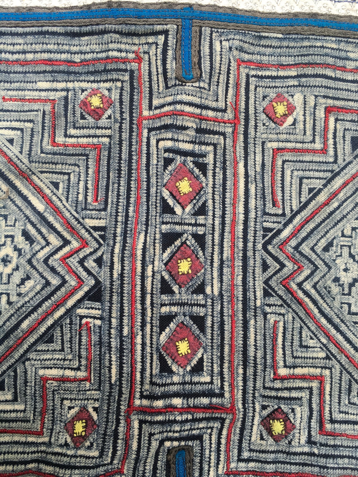 Vintage Tribal Hmong Batik Piece in Mu Cang Chai Villagenorth | Etsy