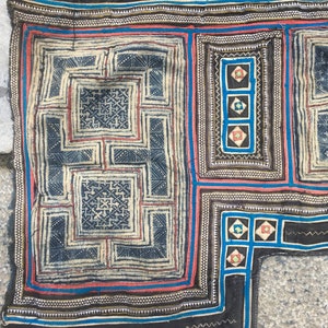 Vintage Tribal Hmong Batik Piece in Mu Cang Chai Villagenorth - Etsy