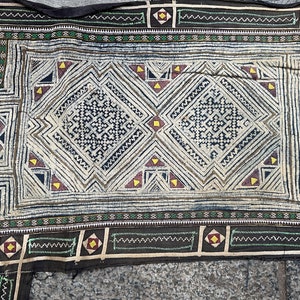 Vintage Tribal Hmong Batik Piece in Mu Cang Chai Villagenorth - Etsy