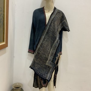 Vintage Tribal Hmong Batik Piece in Mu Cang Chai Village,north of ...