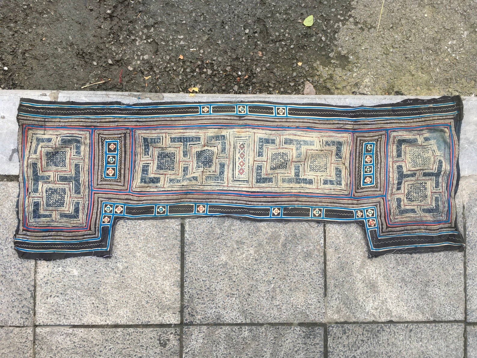 Vintage Tribal Hmong Batik Piece in Mu Cang Chai Villagenorth - Etsy