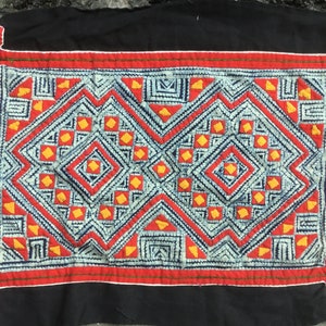 Vintage Tribal Hmong Batik Fabric Piece in Mu Cang Chai | Etsy