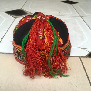 Vintage Tribal Dao Children's Hat in the North of Vietnam - Etsy