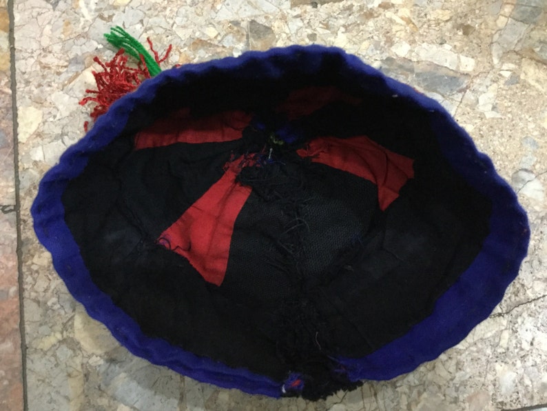 Vintage tribal Dao children's hat in the north of Vietnam | Etsy