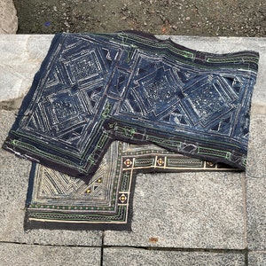 Vintage Tribal Hmong Batik Piece in Mu Cang Chai Villagenorth - Etsy