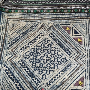 Vintage Tribal Hmong Batik Piece in Mu Cang Chai Villagenorth - Etsy