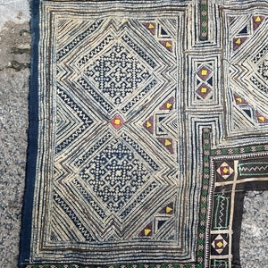 Vintage Tribal Hmong Batik Piece in Mu Cang Chai Villagenorth - Etsy