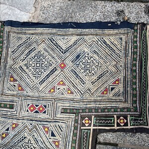 Vintage Tribal Hmong Batik Piece in Mu Cang Chai Villagenorth - Etsy