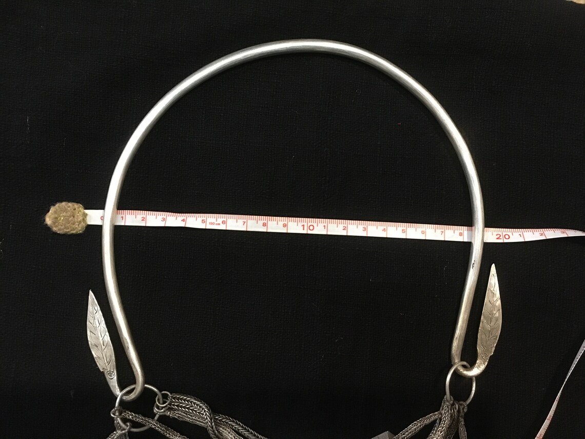 Vintage Tribal Hmong Lolo Silver Necklace in Ha Giang - Etsy