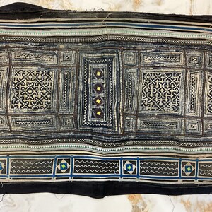 Vintage Tribal Hmong Batik Piece in Mu Cang Chai Village,north of ...