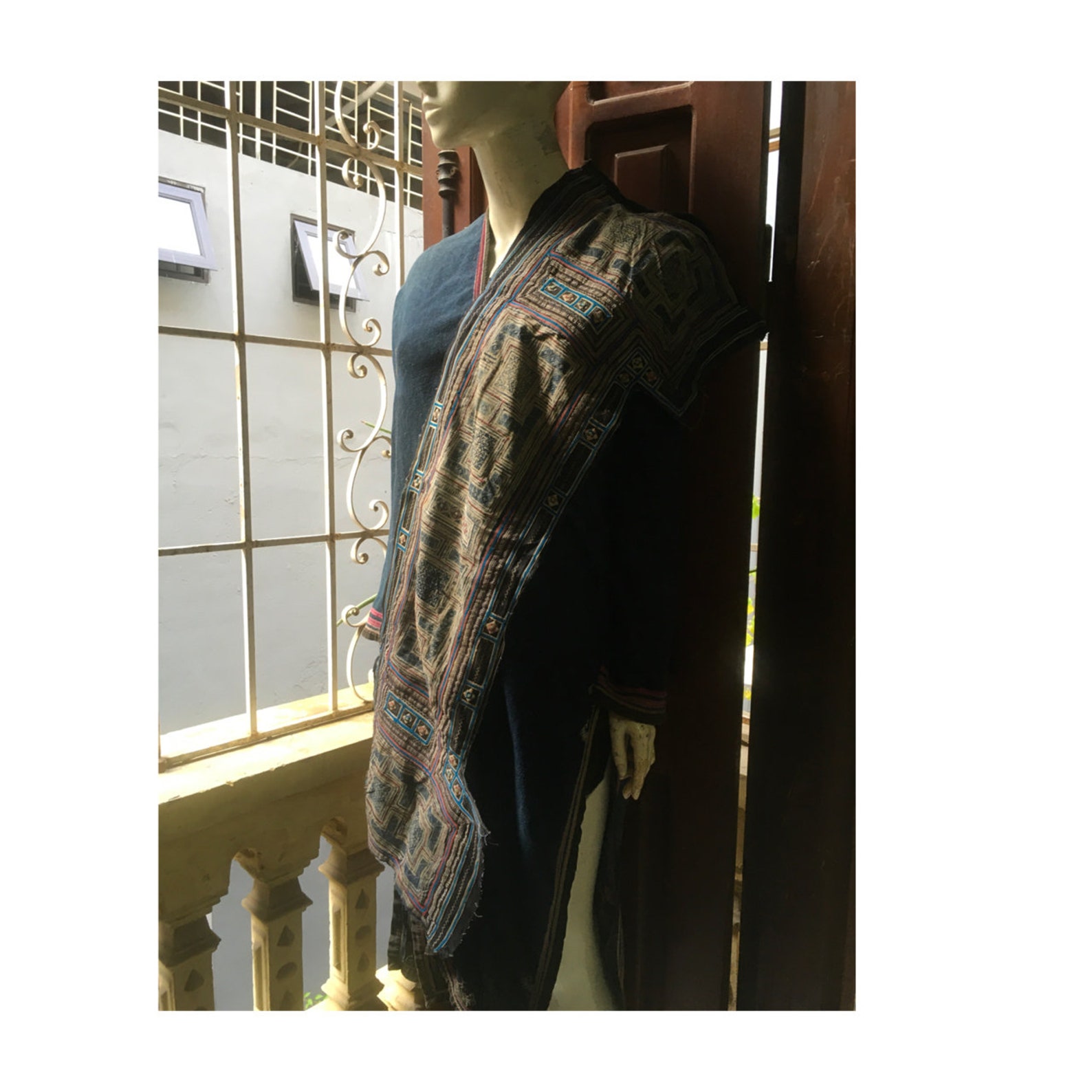 Vintage Tribal Hmong Batik Piece in Mu Cang Chai Villagenorth - Etsy