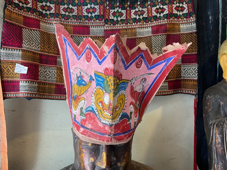 Vintage Tribal Dao Quan Chet Priest Crown in the North of Vietnam - Etsy