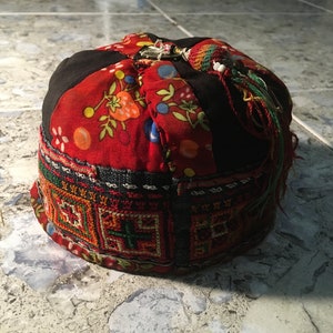 Vintage tribal Dao children's hat in the north of Vietnam | Etsy