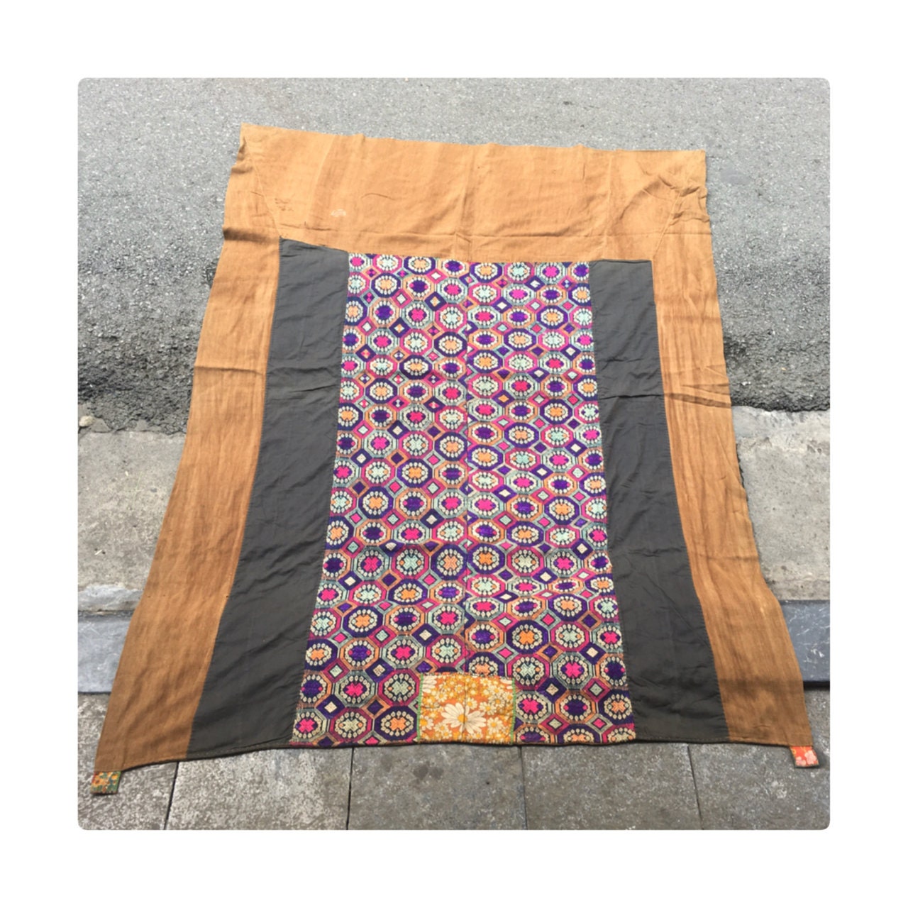 Vintage Tribal Tay Textile Blanket in Ha Giang Areanorth of | Etsy