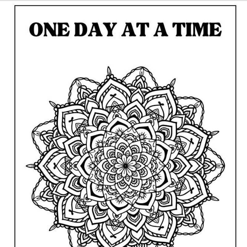 Recovery Coloring Pages - Etsy