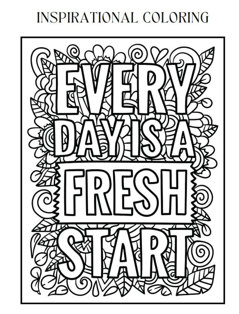 DIGITAL DOWNLOAD | Inspirational Coloring Pages for Sobriety Recovery ...