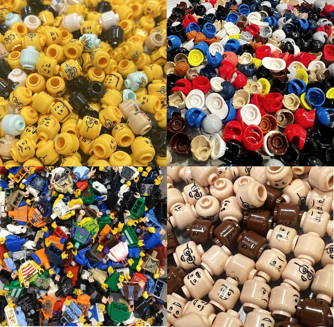 AUTHENTIC Lego Minifigure Parts Lot ( You Pick ) Hair Torso Legs Helmet ...