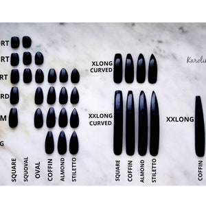 Retractable Measuring Tape - Soft - Custom Press on Nails - Long Medium ...