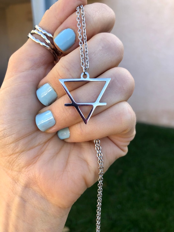 Alchemy Necklace Occult Necklace Element Charm Necklace - Etsy