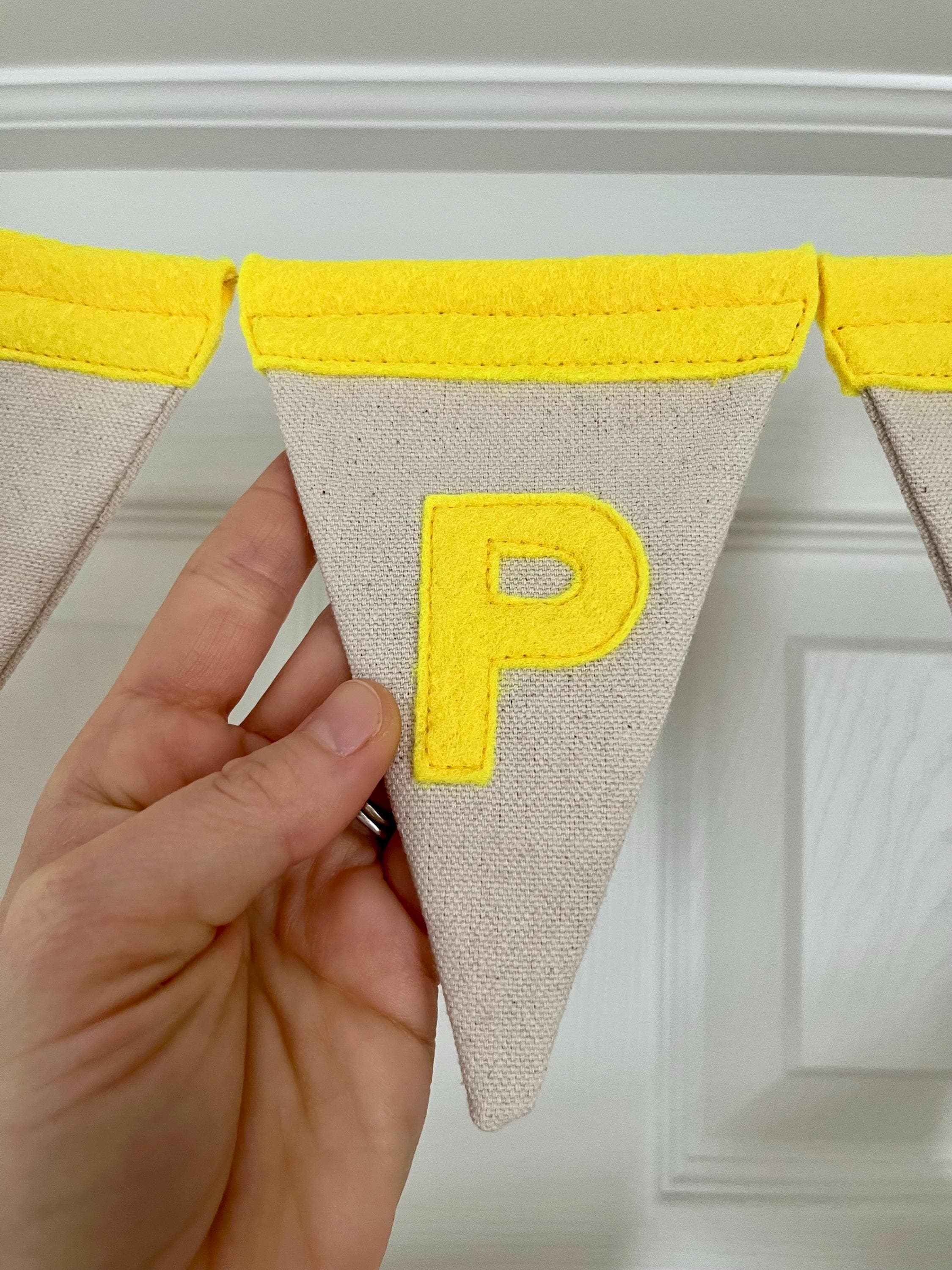 Happy Birthday Pennant Banner - Party Celebration Baby Boy Girl ...