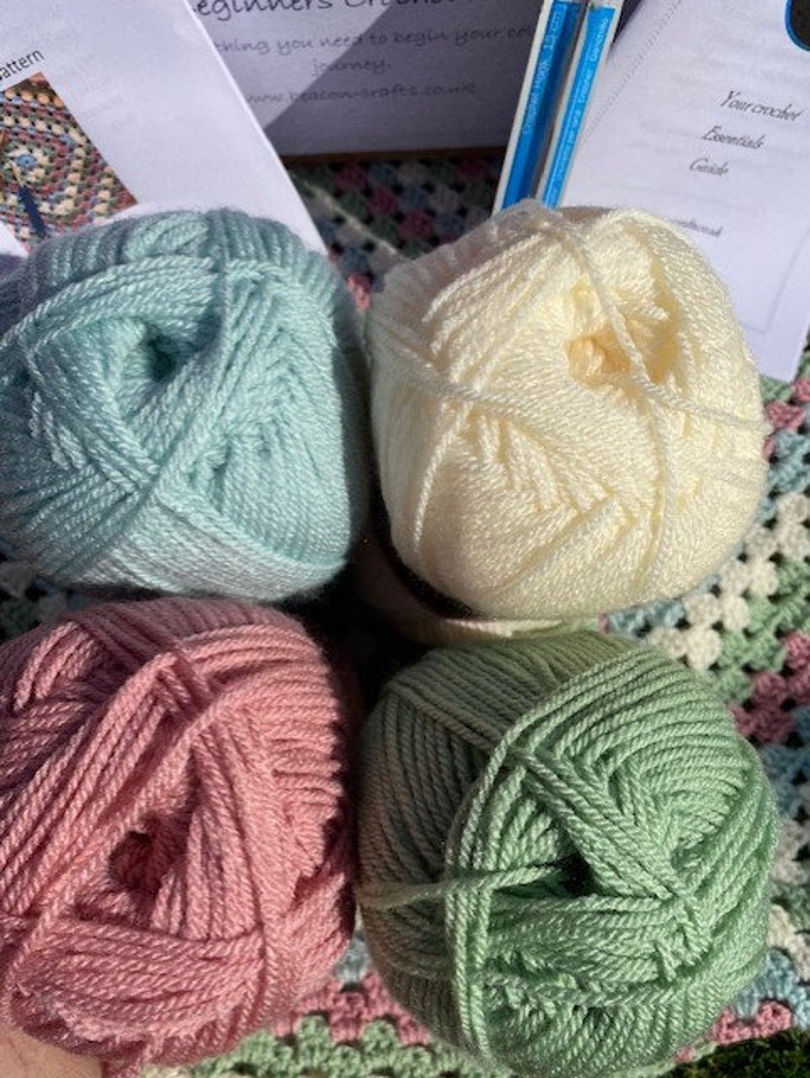 Learn to Crochet Beginners Crochet Kit Starter Box With | Etsy