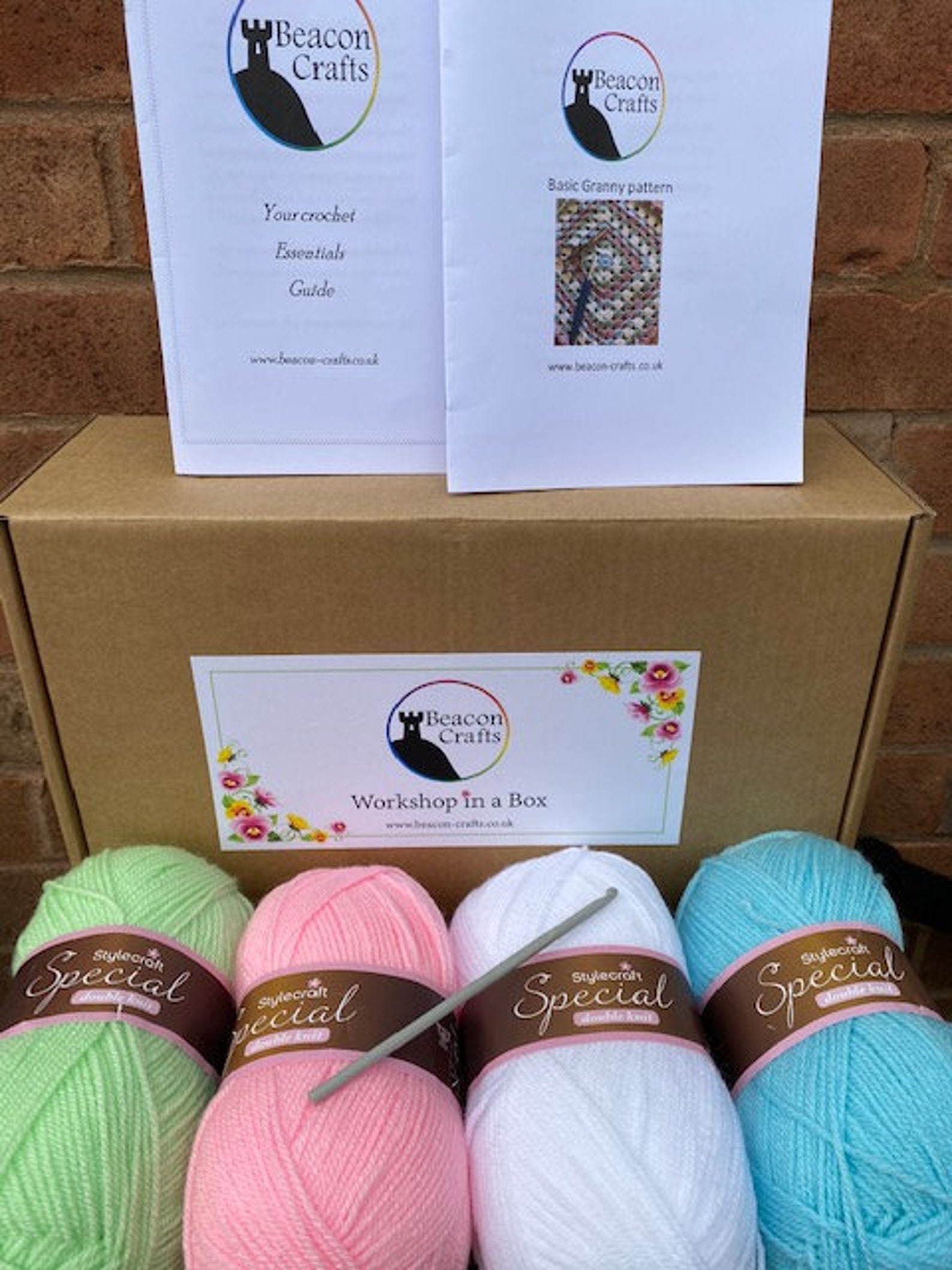 Learn to Crochet Beginners Crochet Kit With Full Instructions - Etsy UK