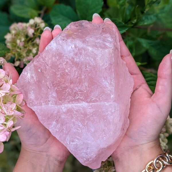 Raw Rose Quartz - Etsy