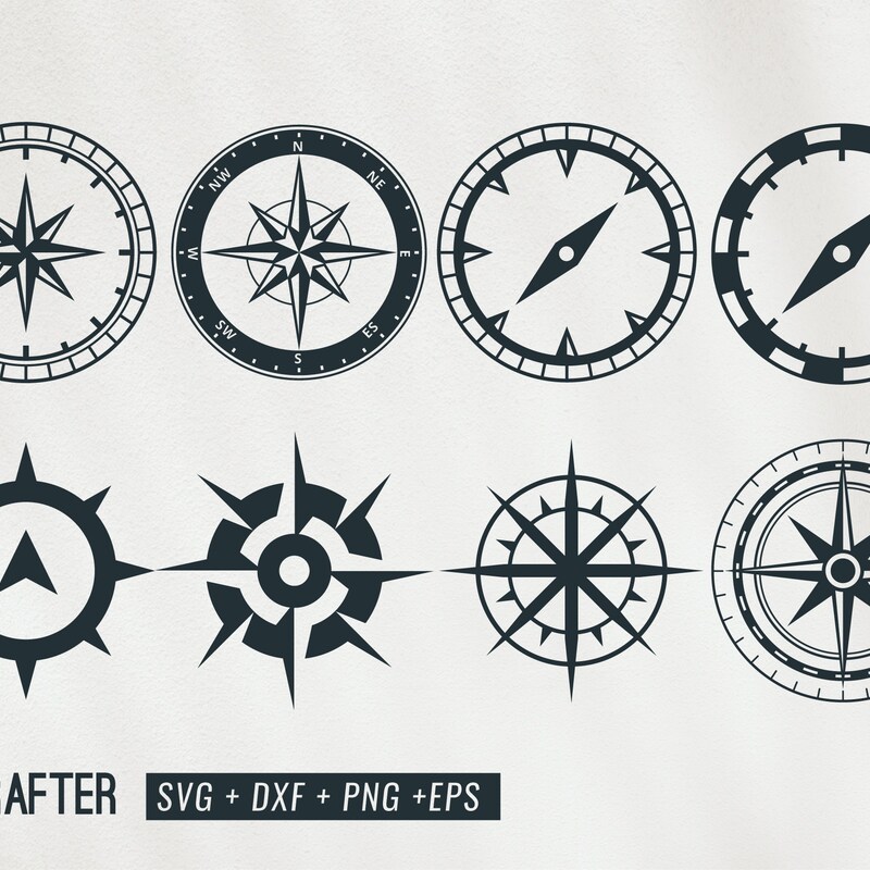 Compass Rose Transfer - Etsy