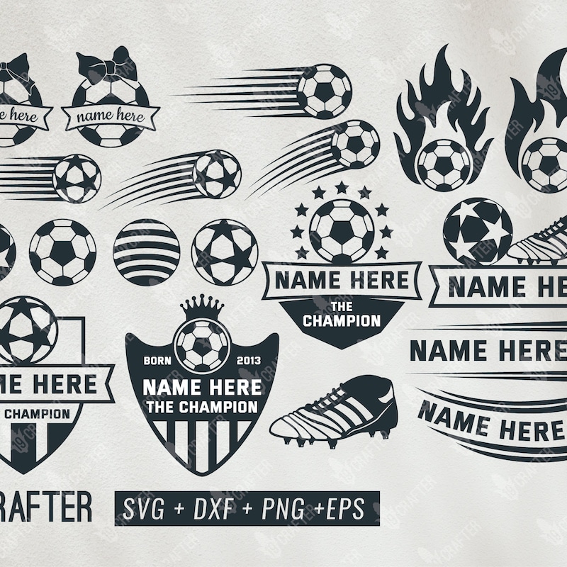 Soccer Dxf - Etsy