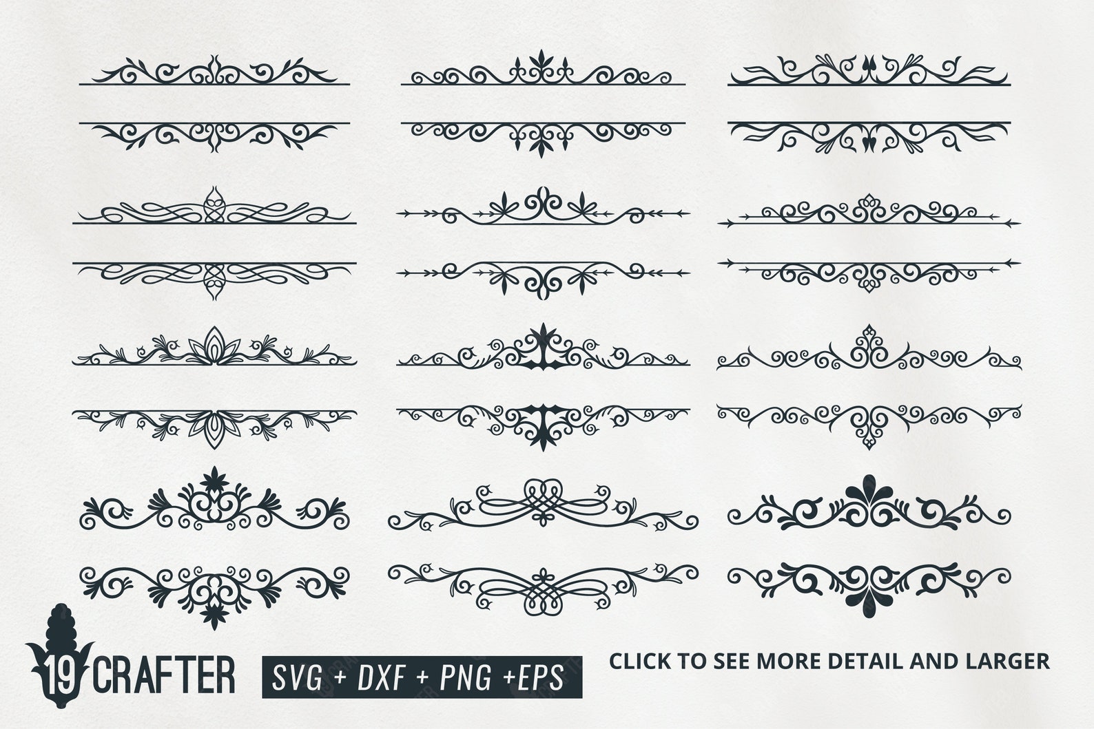 Split Frame SVG/ Decorative Split Frame SVG/ Floral Split Frame Svg ...