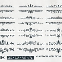 Frame Svg/scroll Clipart/frame Svg/swirl Silhouette/frame Cricut/swirl ...