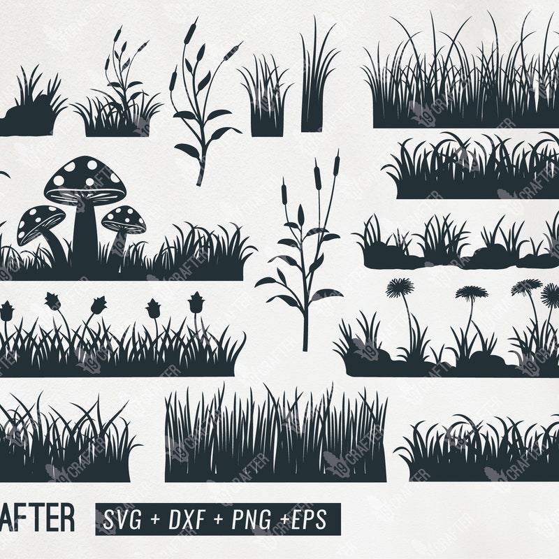 Grass Svg - Etsy