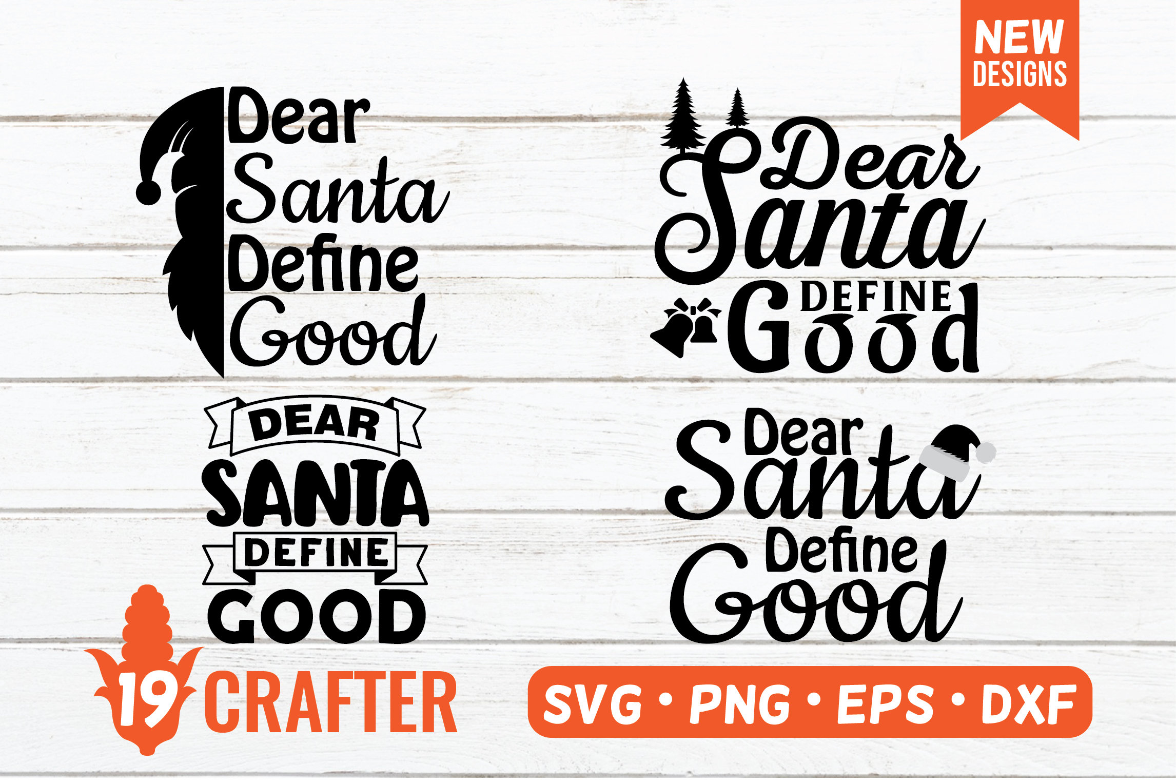 Dear Santa Define Good SVG Bundle. Eps Png Cut File for - Etsy