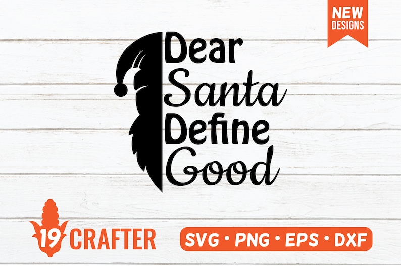 Dear Santa Define Good SVG Bundle. Eps Png Cut File for - Etsy