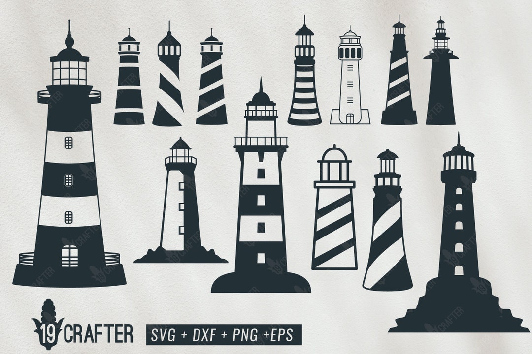 Lighthouse Svg Bundle, Lighthouse Tower Svg Bundle, Lighthouse Clipart ...