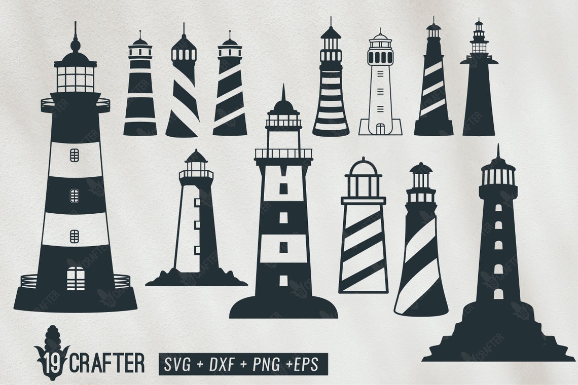 Lighthouse Svg Bundle, Lighthouse Tower Svg Bundle, Lighthouse Clipart ...