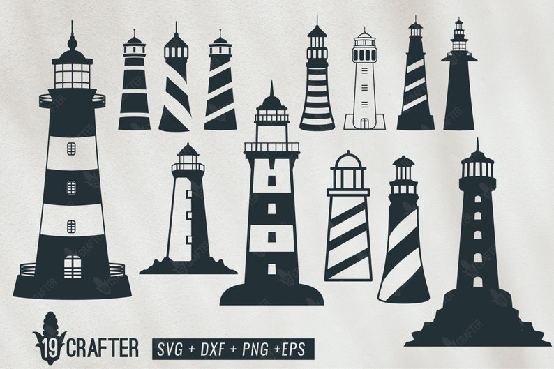 Faro svg fascio, faro torre svg fascio, faro clipart shore orologio svg ...