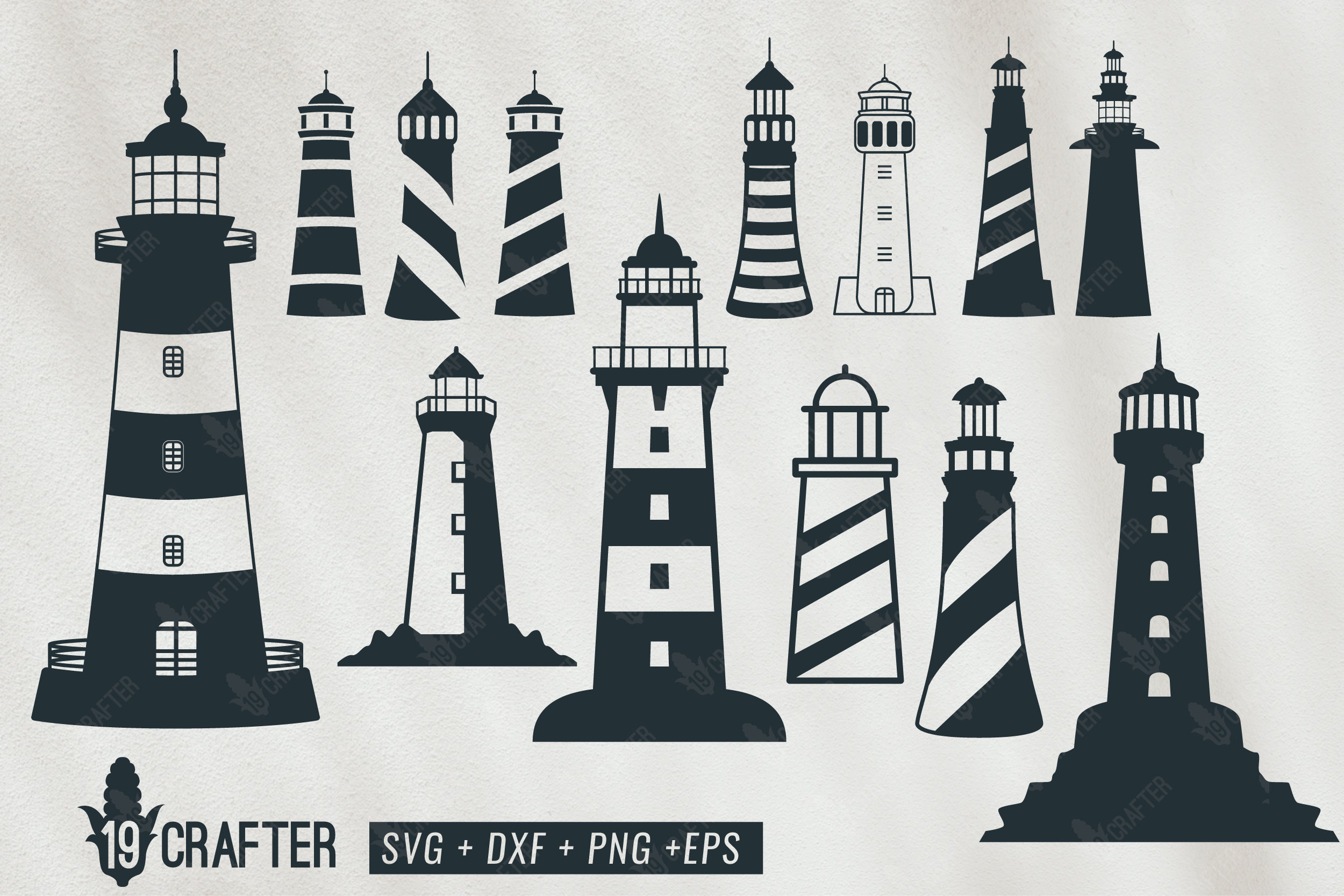 Lighthouse Svg Bundle, Lighthouse Tower Svg Bundle, Lighthouse Clipart ...