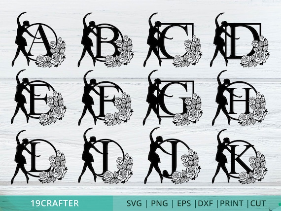 Ballet Alphabet Svg Bundle. Ballerina Alphabet Letter - Etsy