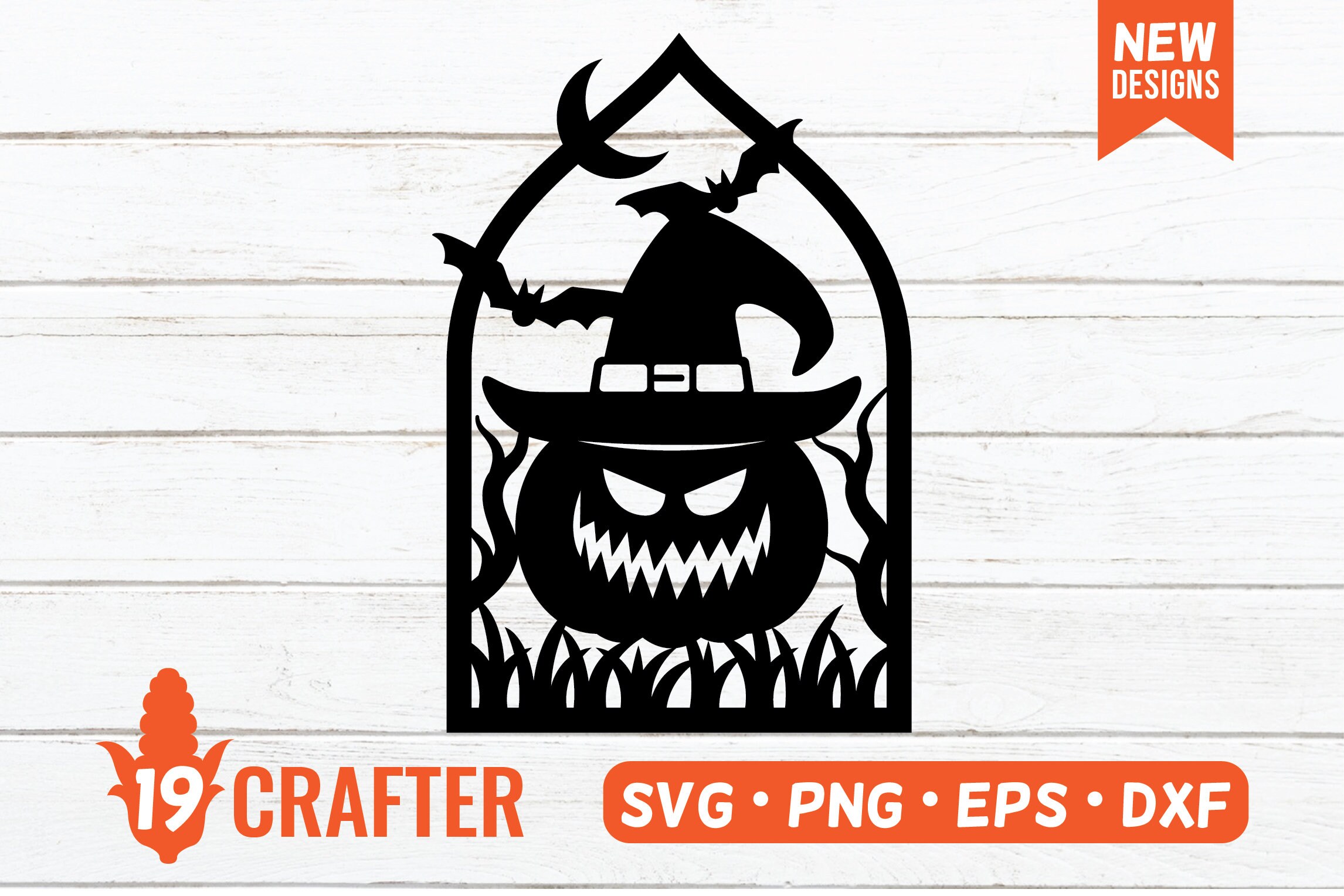Halloween Scenes SVG Bundle. Halloween Laser Cut Window and Door Decor ...
